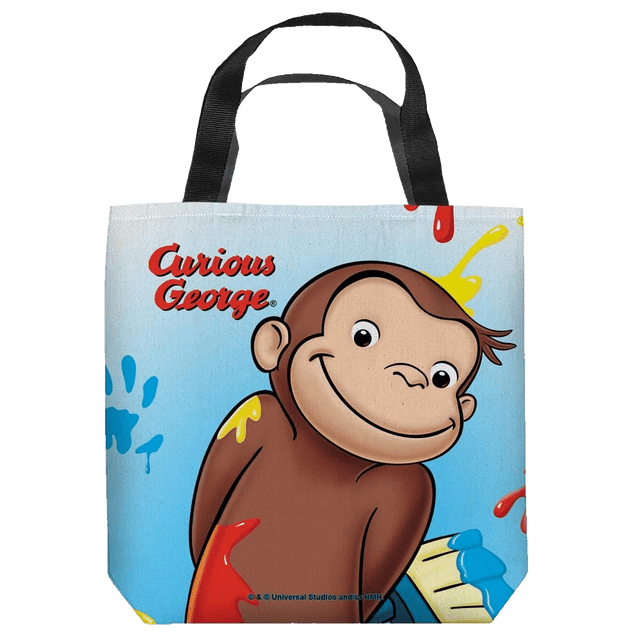 Curious George - Paint - Tote Bag - Walmart.com