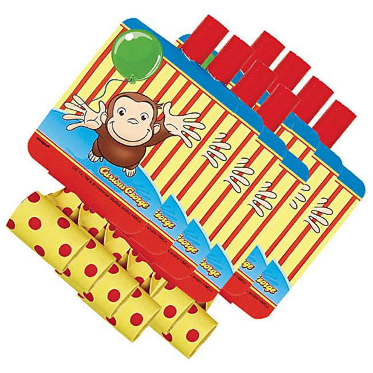 Curious George Party Blowers, 8ct - Walmart.com