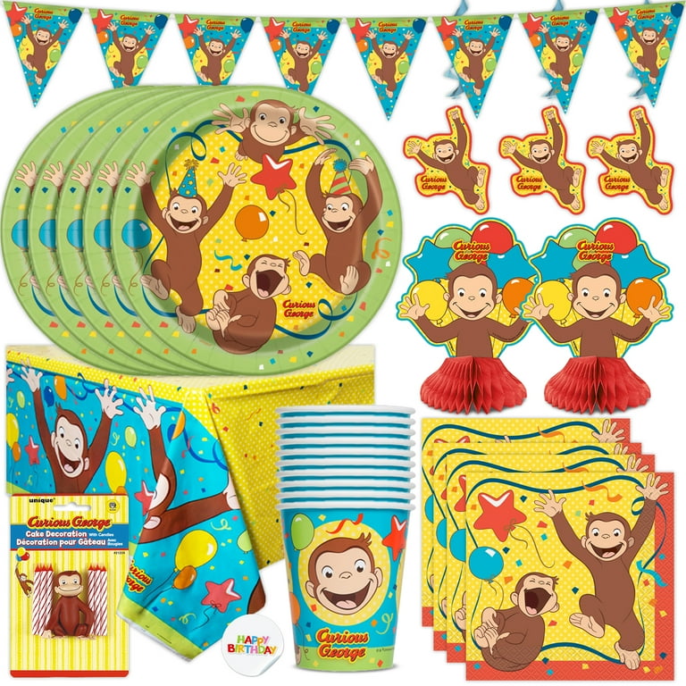 Curious George Cake Topper Set