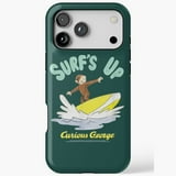 Curious George Surfing Art iPhone Case 17 to 11 Pro Max - Walmart.com