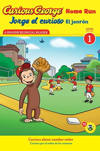 Pre-Owned Curious George Home Run/Jorge El Curioso El Jonrón: Bilingual ...