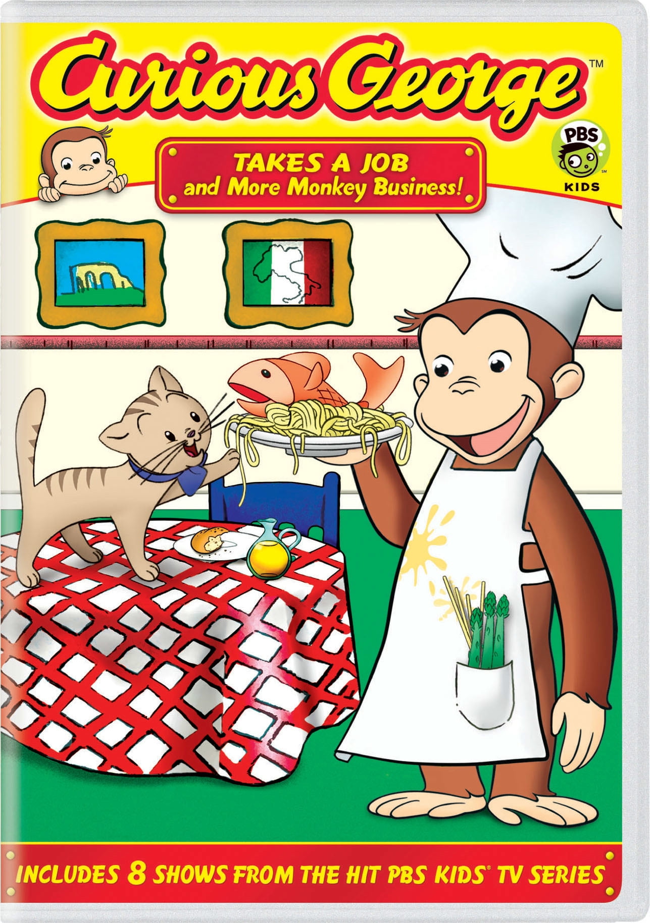 Curious George: Takes a Job and More Monkey Business [DVD] - Walmart.com