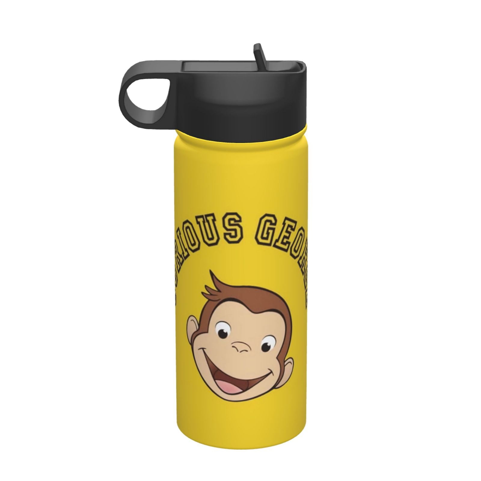 Curious George Vacuum Insulated Water Bottles with Flip Straw Lid ...