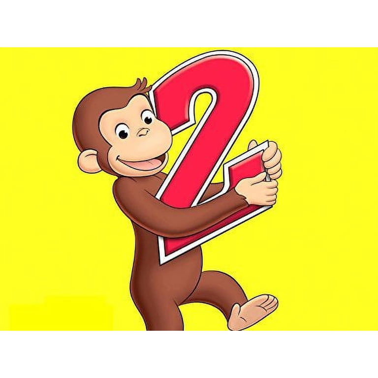 Curious George Edible Cake Topper