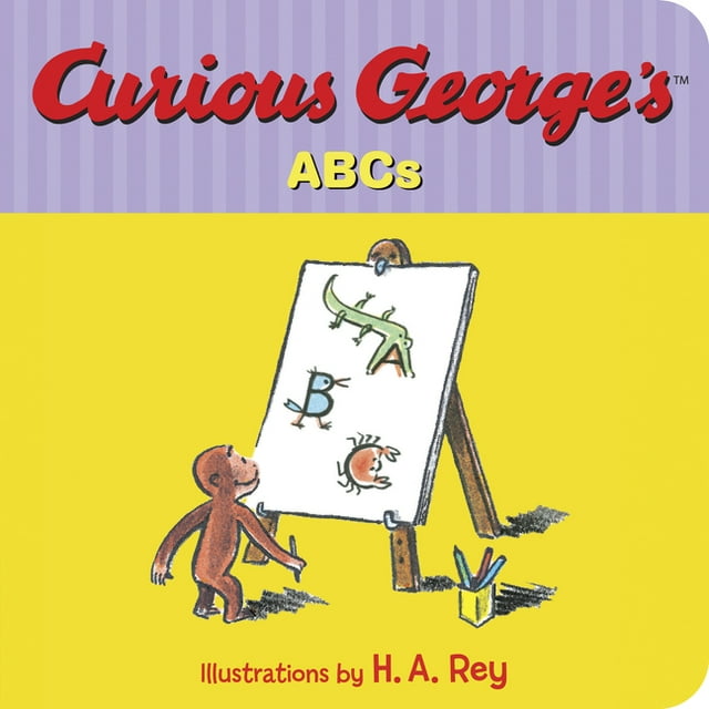 Curious Georges ABCs (Board Book) - Walmart.com