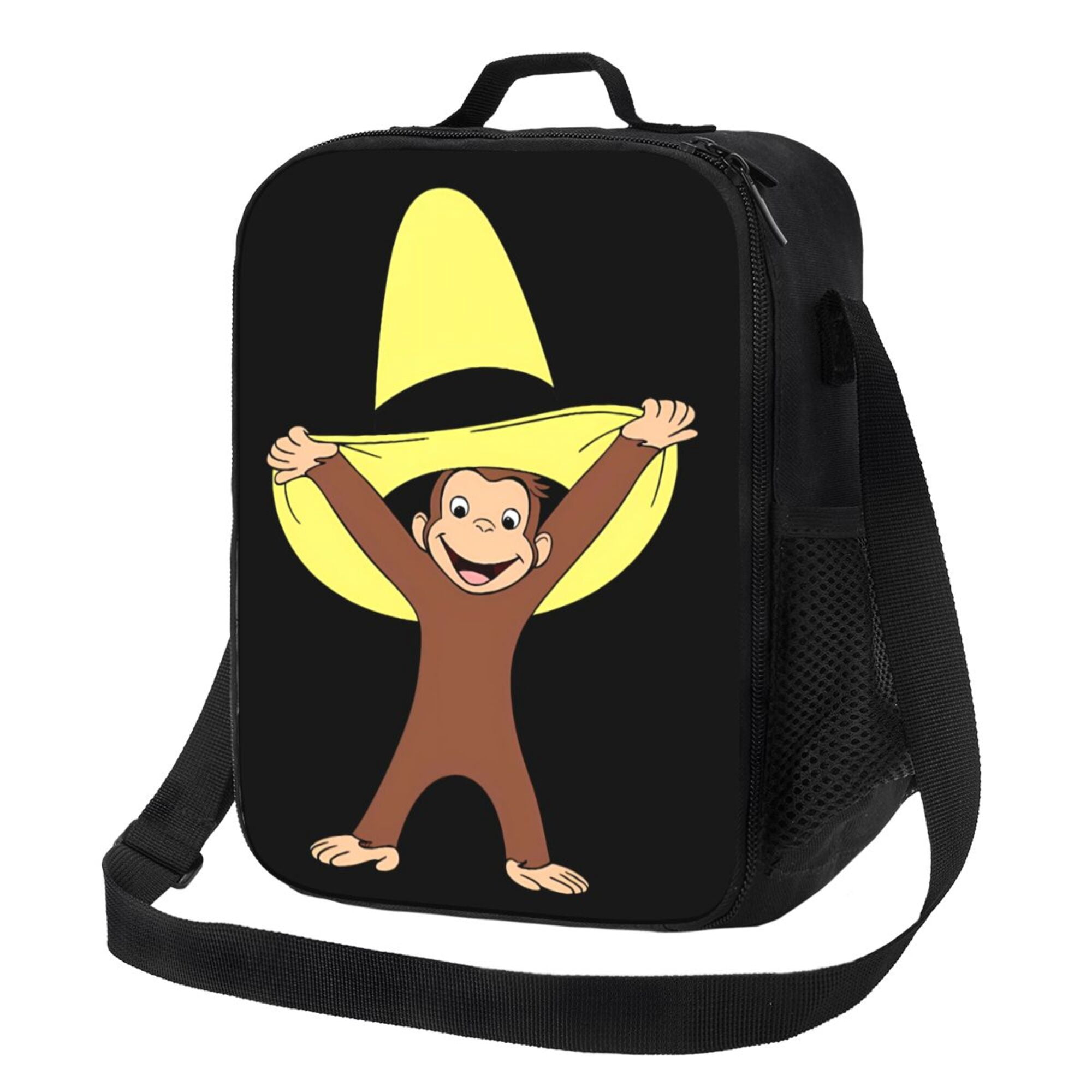Curious Lunch Bag George Lunch Box Lightweight Durable Lunch Tote Bag ...