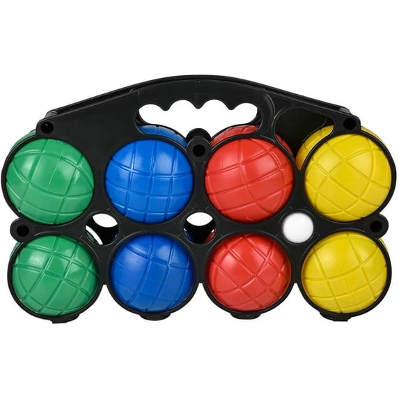 Compact Bocce Ball Set with Carrying Case - Outside Lawn Toss Game for ...
