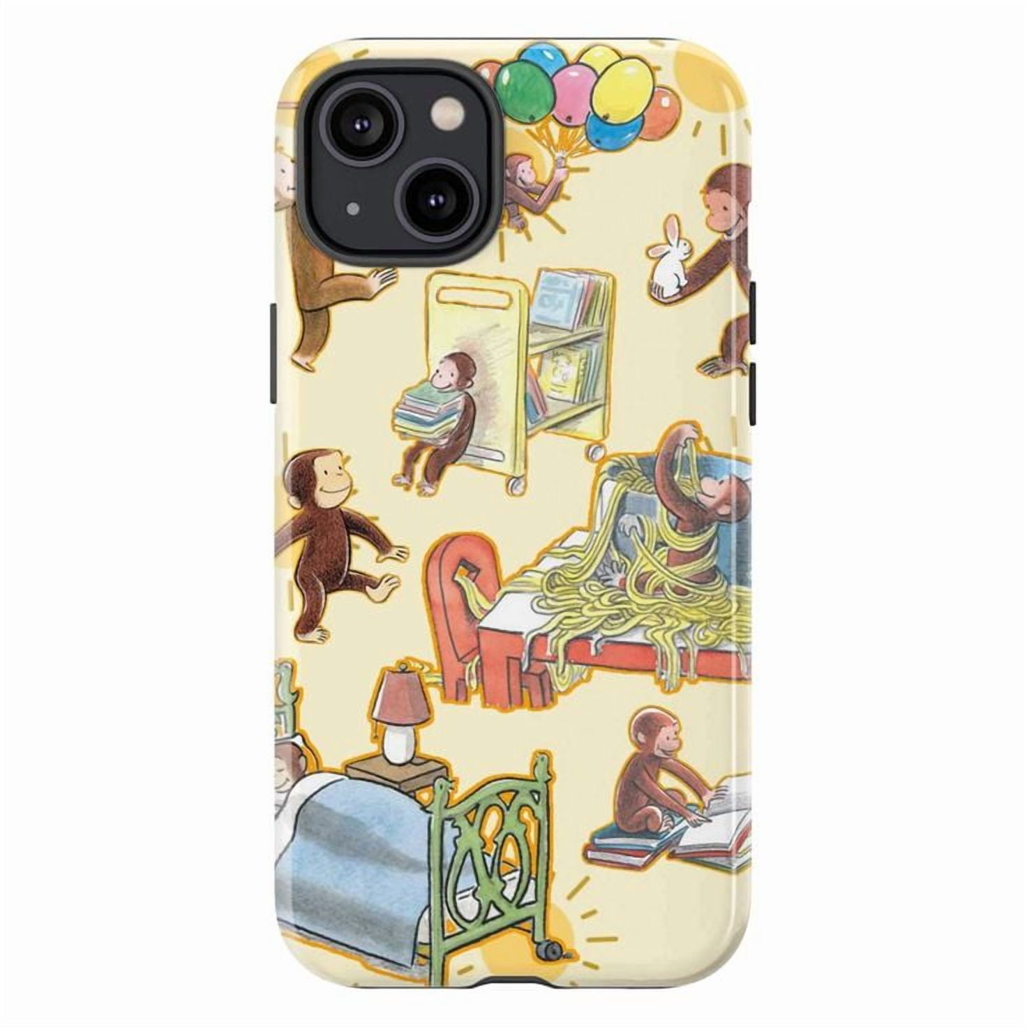 Curious Monkey Adventures Phone Case, Fun Mischievous Monkey ...