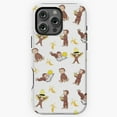 Curious Monkey Cartoon Art iPhone Case 17 16 15 14 13 12 11 Pro Max ...