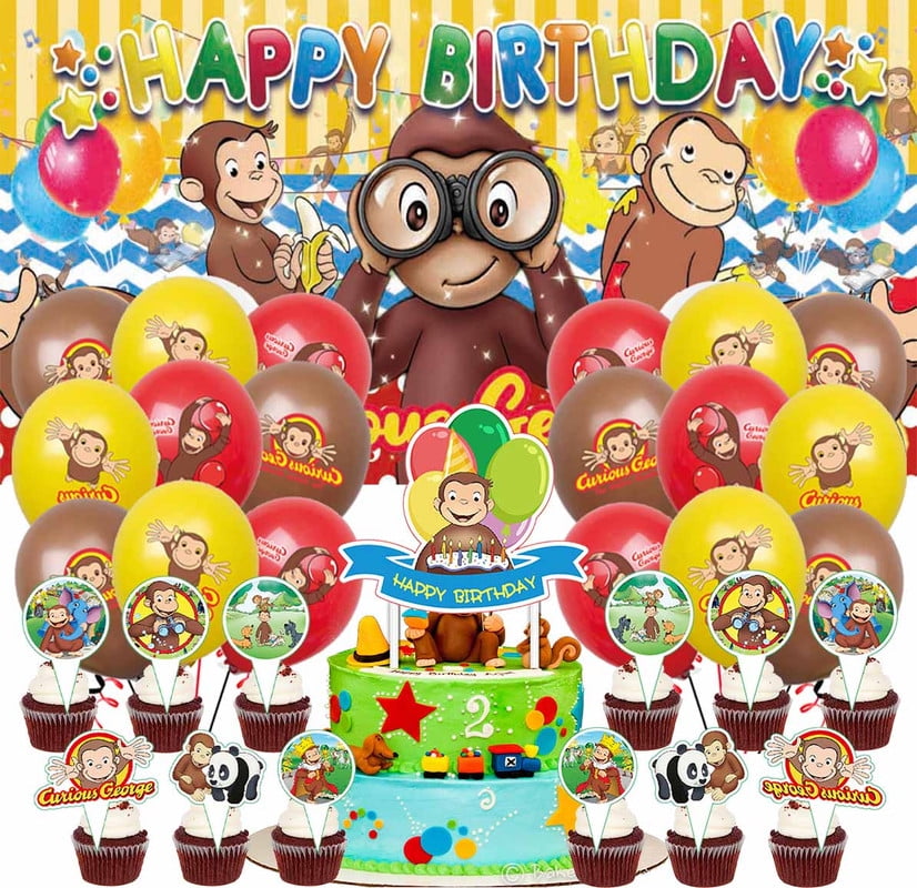 Curious George Backdrop rollerball deals Baby