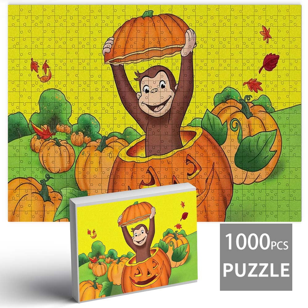 Curious Monkey Puzzles 1000 Pieces for Adults Teens Jigsaw Challenging ...