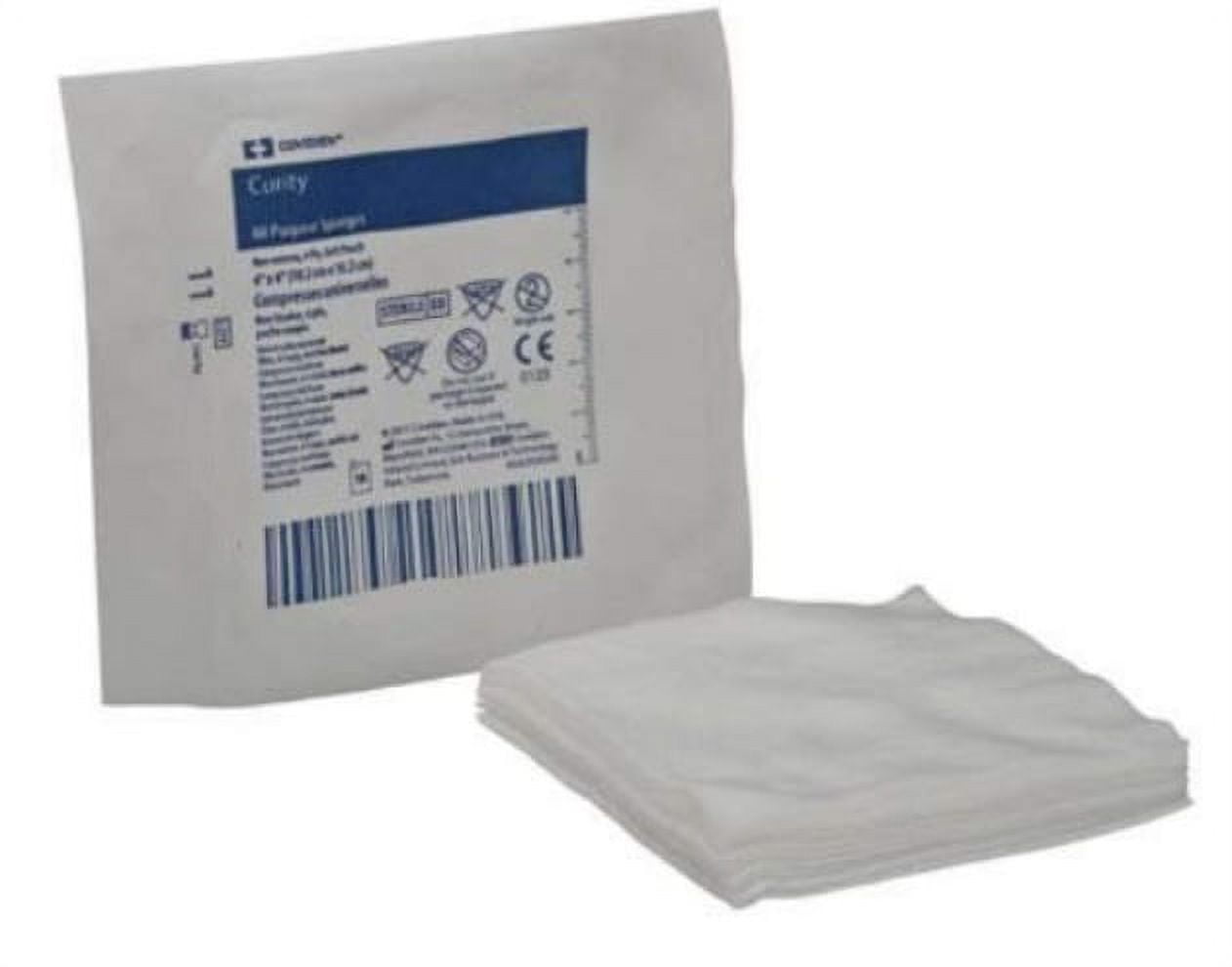 Curity All Purpose Sterile Non Woven Sponge 4" X 4", 4 Ply - Walmart.com