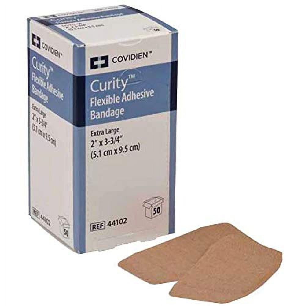 Curity Flexible Adhesive Bandages (Box of 50) - Walmart.com