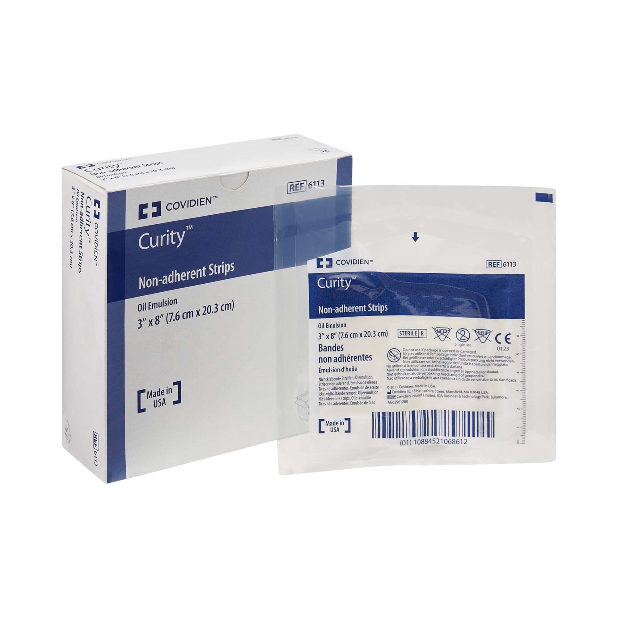 Curity Medical Dressings for Wounds, Non-Adhering, Sterile, Oil ...
