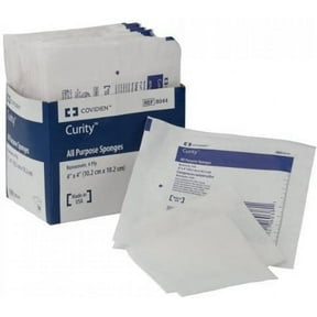 McKesson Sterile Gauze Drainage Pads, 4x4 in, High Absorbent, for Wound ...