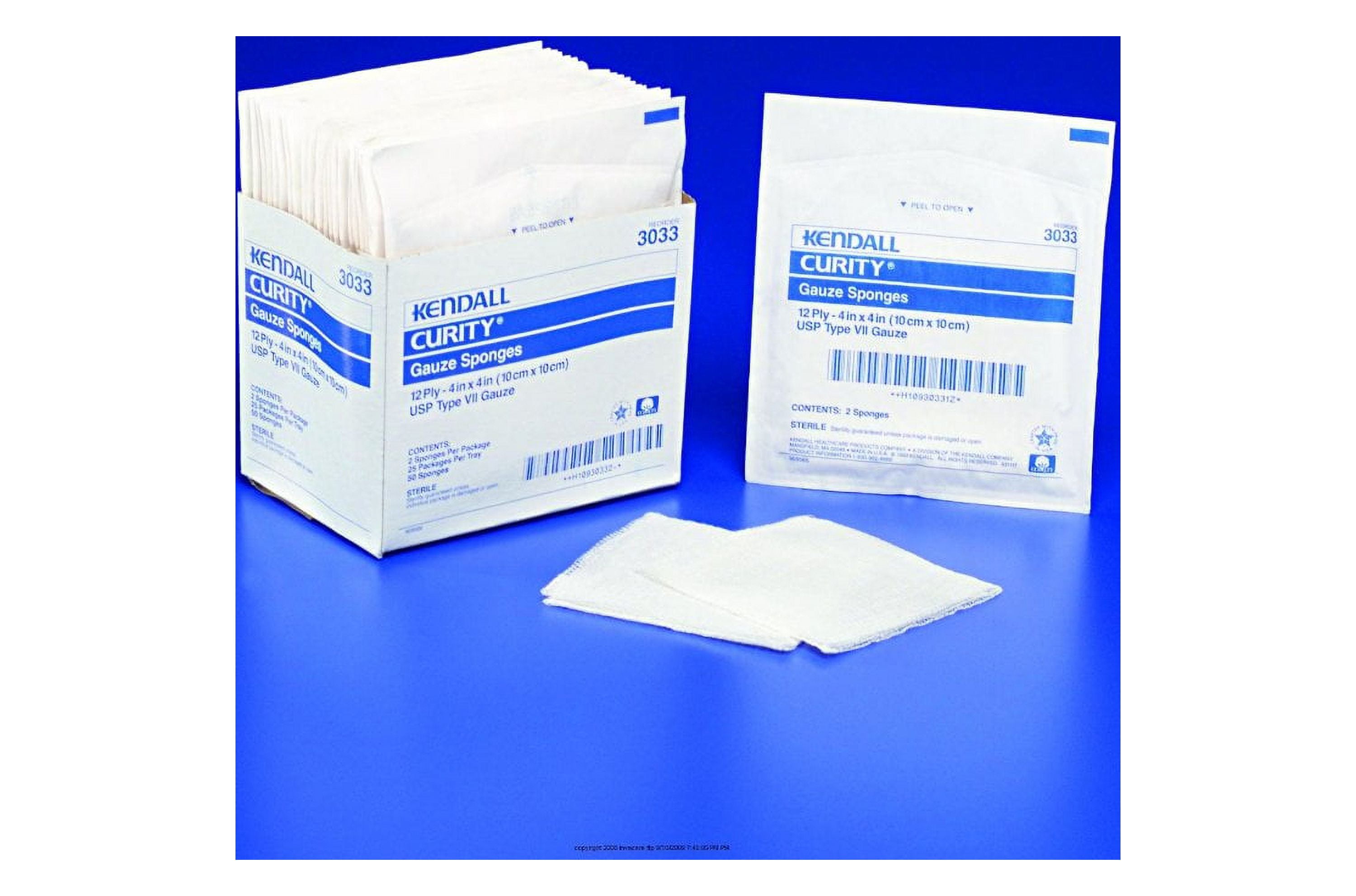 Curity Sterile Gauze Sponge, 12-Ply, 2s, 4 x 4 - Walmart.com