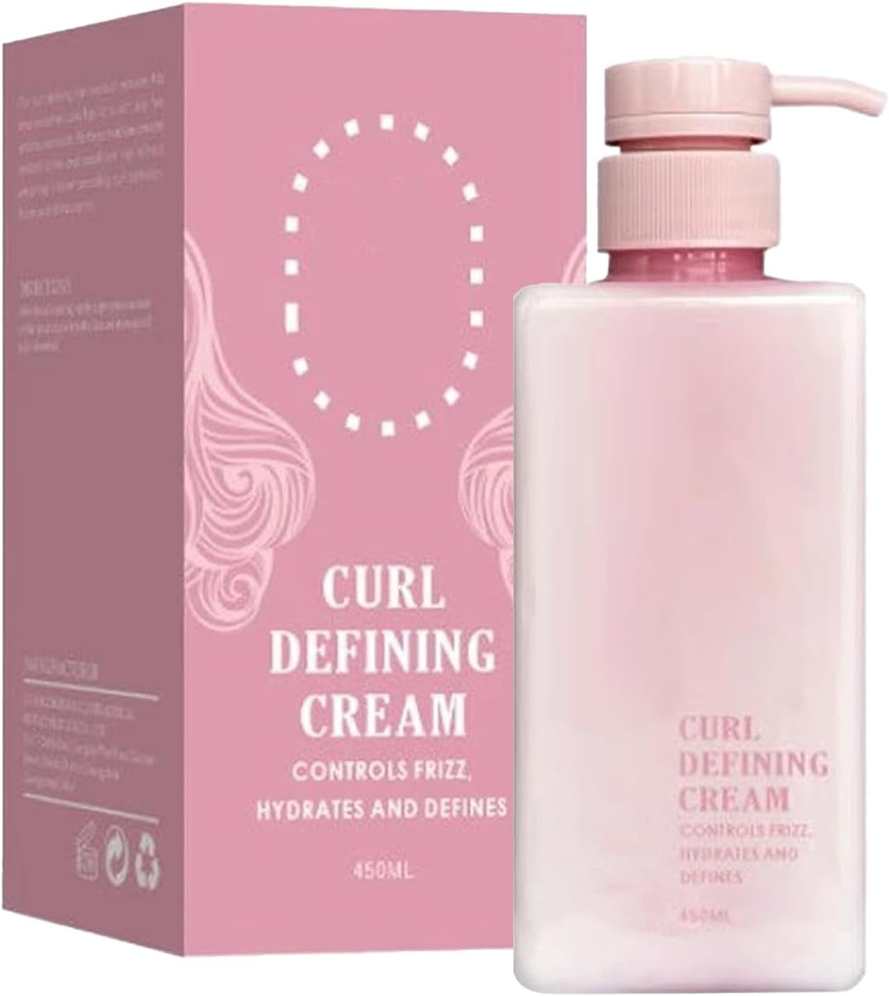 Curl Defining Cream, Hairhalo Curl Defining Cream, Professional Hair Salon Effective Defining ...