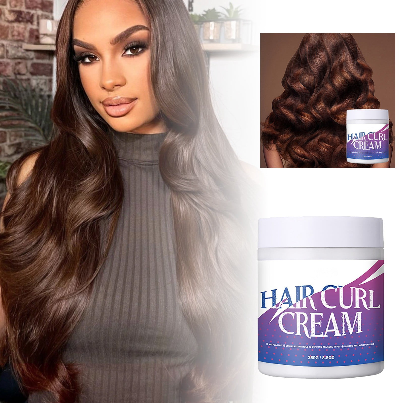 Curl Defining Hair for Frizz Control Hydrated Defined Curls ...
