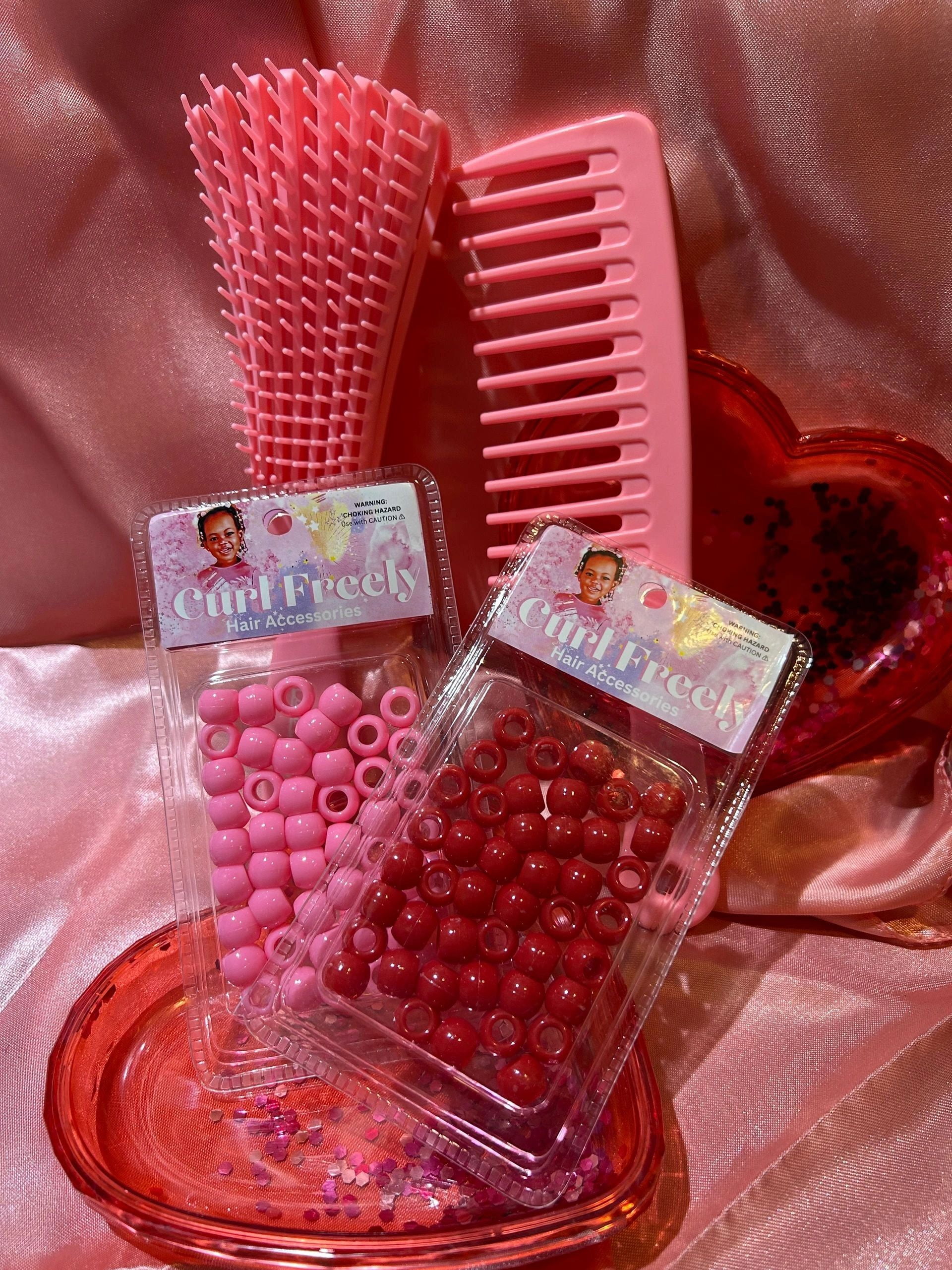 Curl Freely Classic Red Hair Beads - Walmart.com