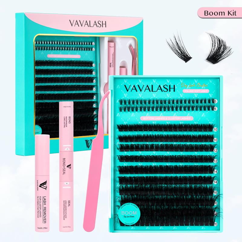Curl Individual Cluster Lash Kit, Beginner Friendly, Wide Ultra-thin ...