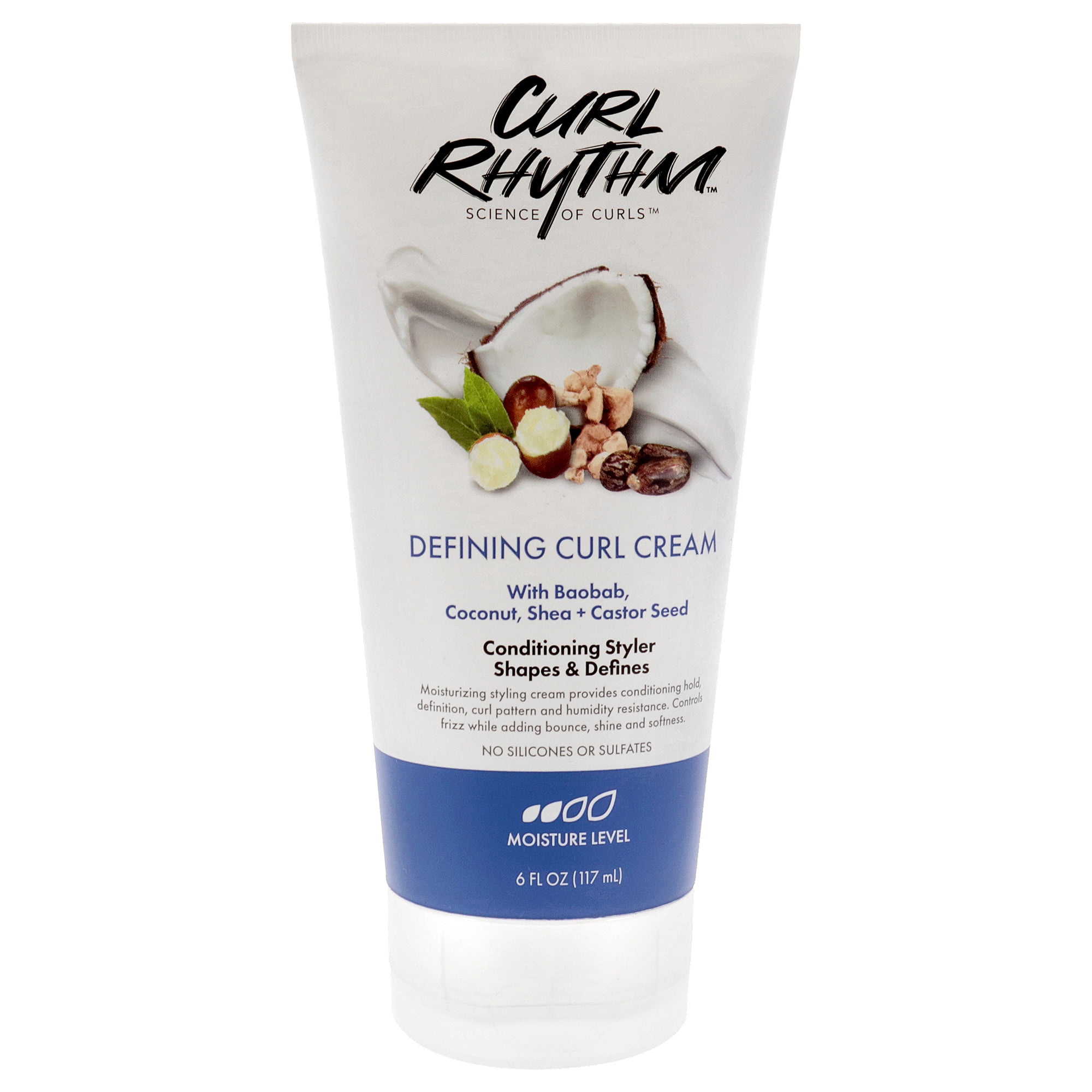 Curl Rhythm Defining Curl Cream, 6 oz, Moisturizing Hair Gel for Shine ...