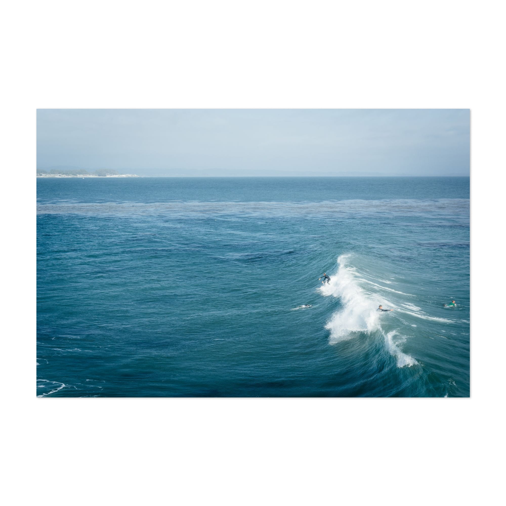 Curl - Santa Cruz California Photography Unframed Wall Art Print 20 x ...