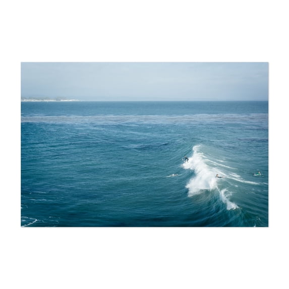 Curl - Santa Cruz California Photography Unframed Wall Art Print 8 x 12 ...