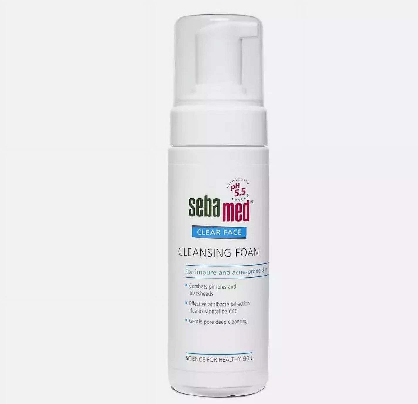 CurlIQ Sebamed Clear Face Cleansing Foam pH 5.5 for Acne prone Skin 150 ...