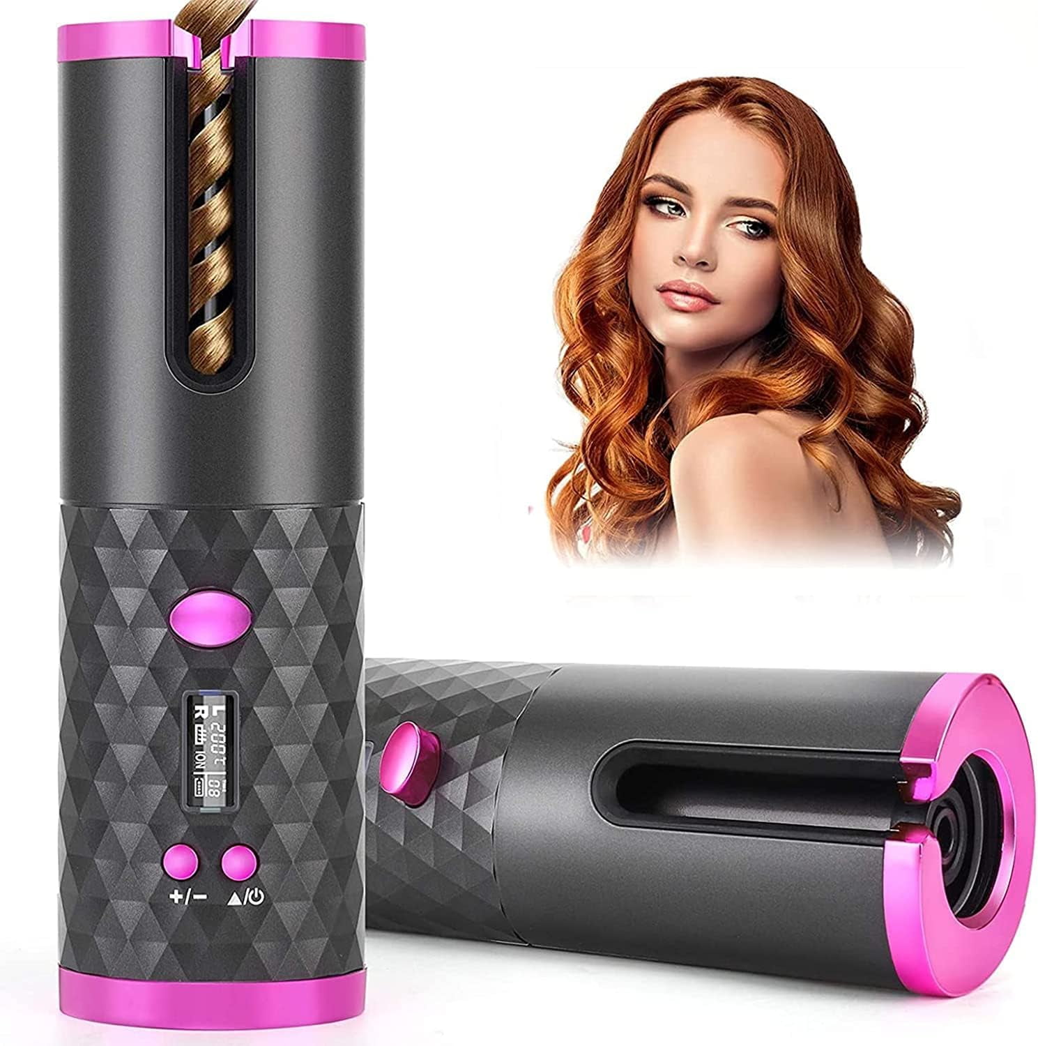 CurlWhirl Portable Hair Curler, auto hair curler, Automatic Ceramic ...