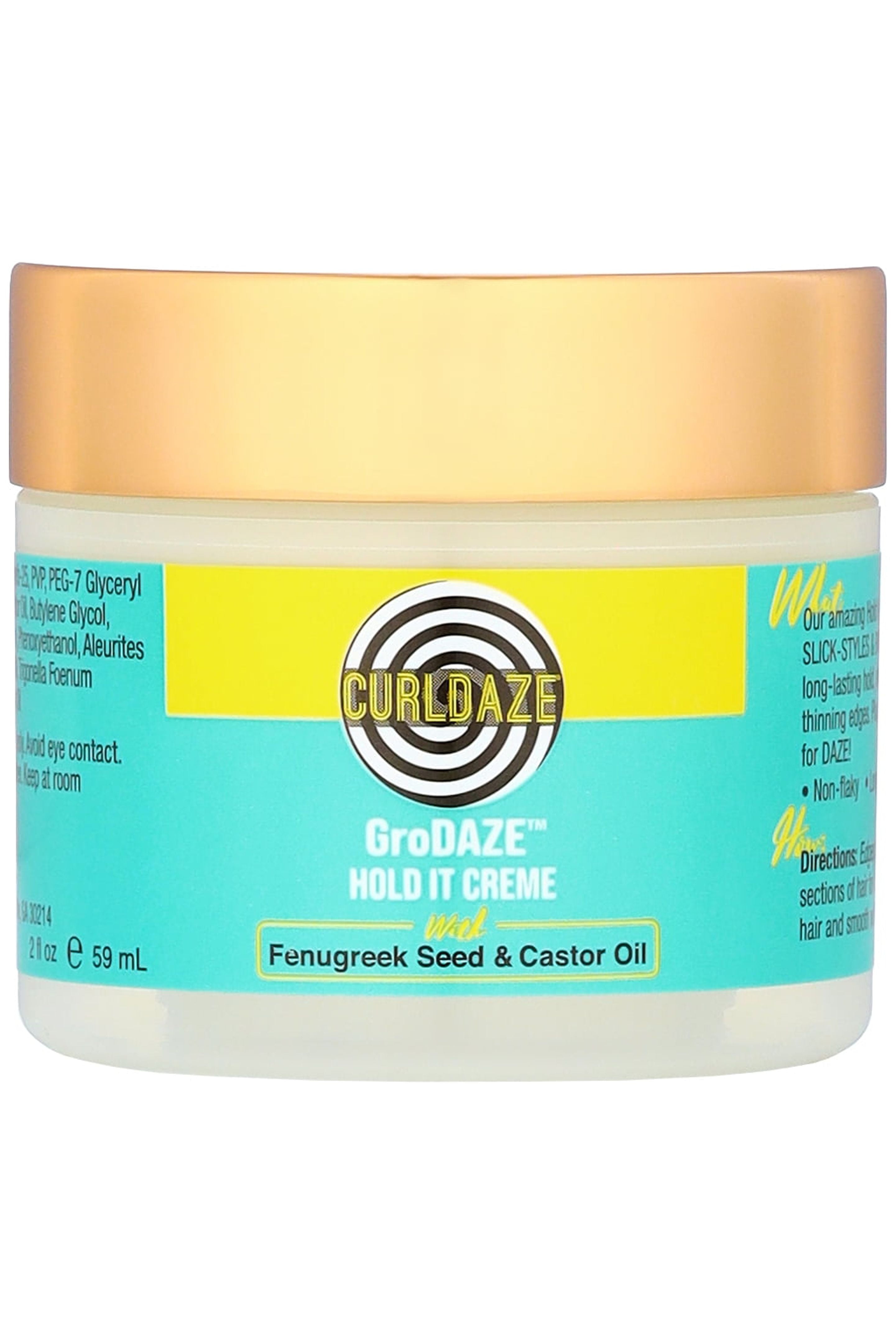 Curldaze Grodaze Hold It Crème, Curl Enhancing, 2 fl oz - Walmart.com