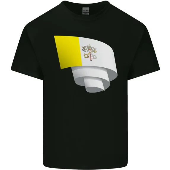 Curled Vatican Flag For A Catholic Pope And Holy See Pride Supporter ...