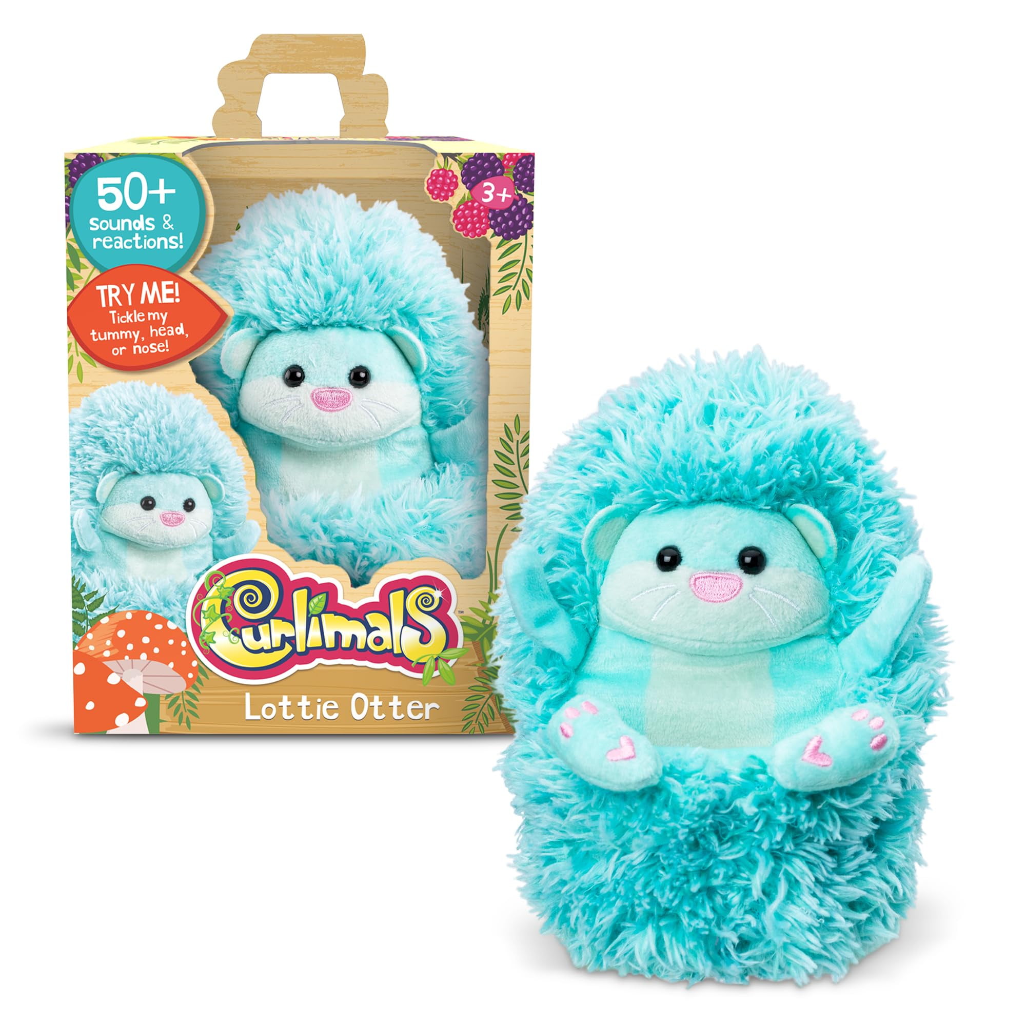 Curlimals - Lottie The Otter - Interactive, Animated, Talking, Giggling ...