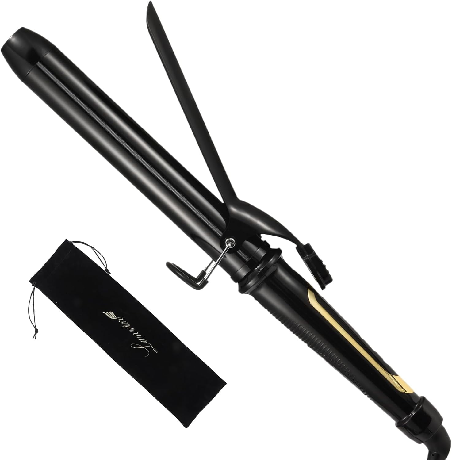 Curling Iron, Extra Long Barrel Curling Iron for Long Hair up to 450F ...
