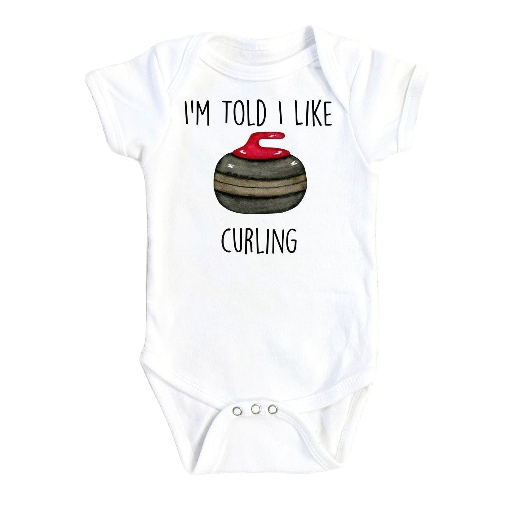 Curling Love - Baby Boy Girl Clothes Infant Bodysuit Funny Cute Newborn - Walmart.com