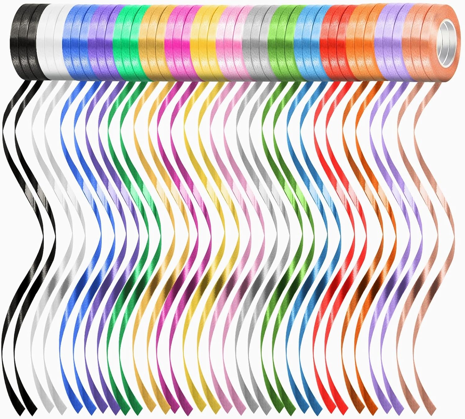 Curling Ribbon Set, 16 Colors Ribbons for DIY Decor Crafts Gift ...