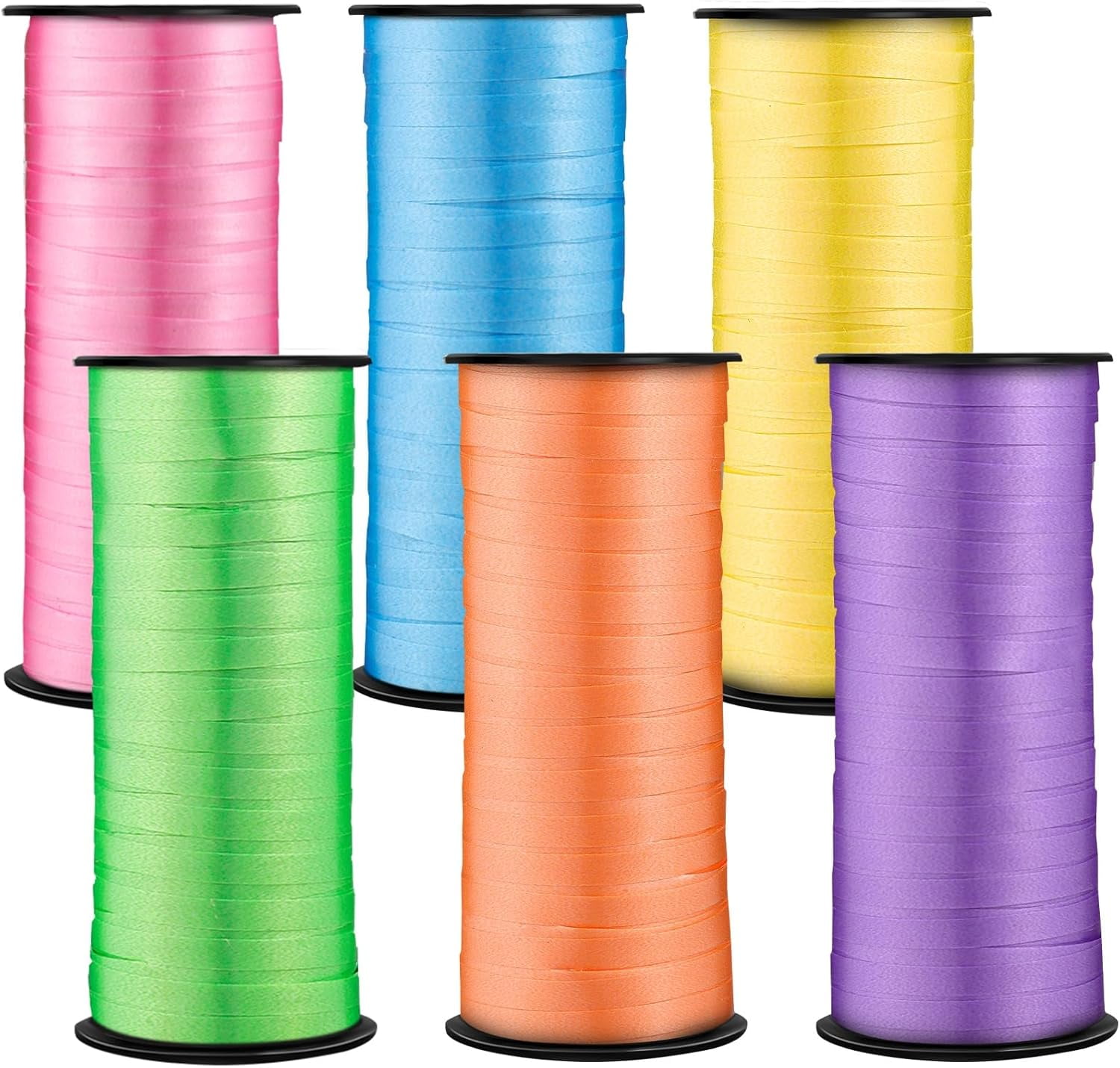 Curling Ribbon Set, Colorful Balloon String Ribbon Thin Ribbons for ...