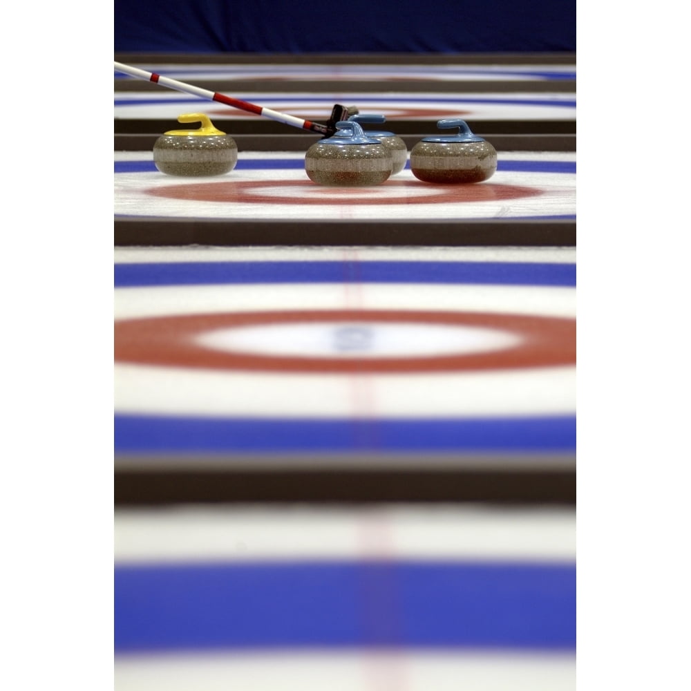 Curling Rocks On Ice Poster Print - Walmart.com