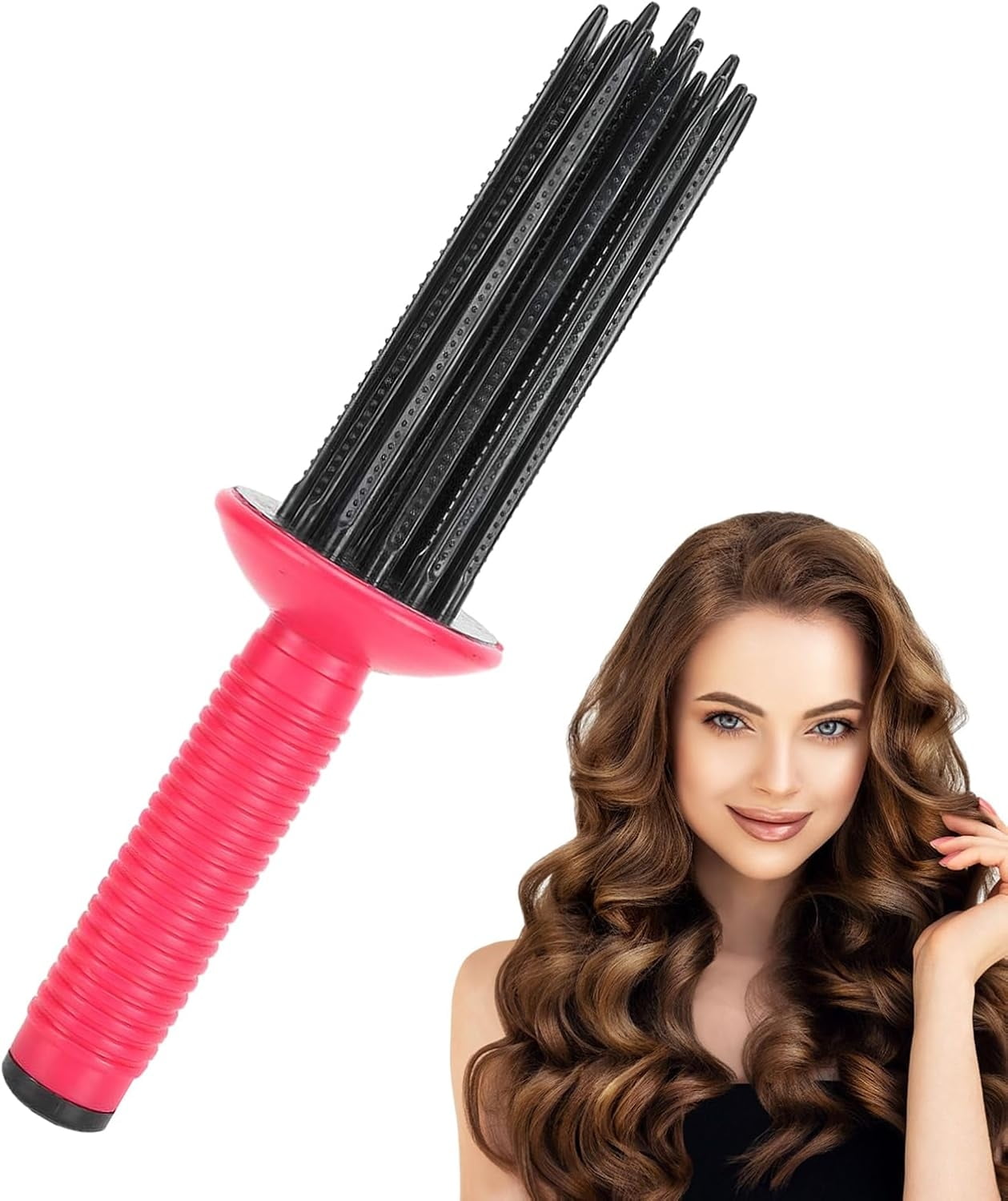 Curling Roll Comb | Curl Brush for Curly Hair | Multi Stylers Air Curl Comb Hair Styling ...