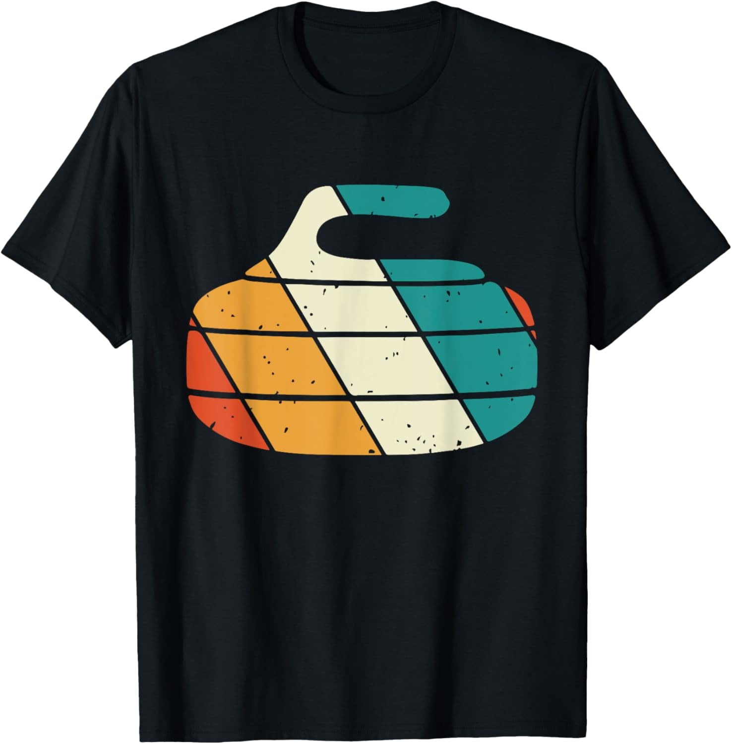 Curling Stone Winter Sports Curler Curling T-Shirt - Walmart.com