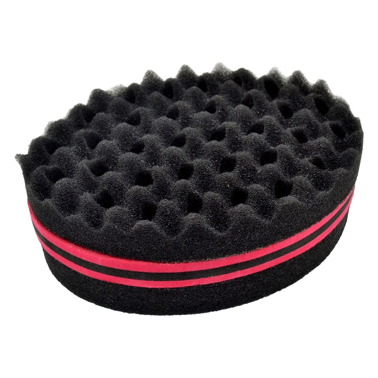 Curling＆Straight Wand Oval Curling Black Curling Sponge Black Perm ...