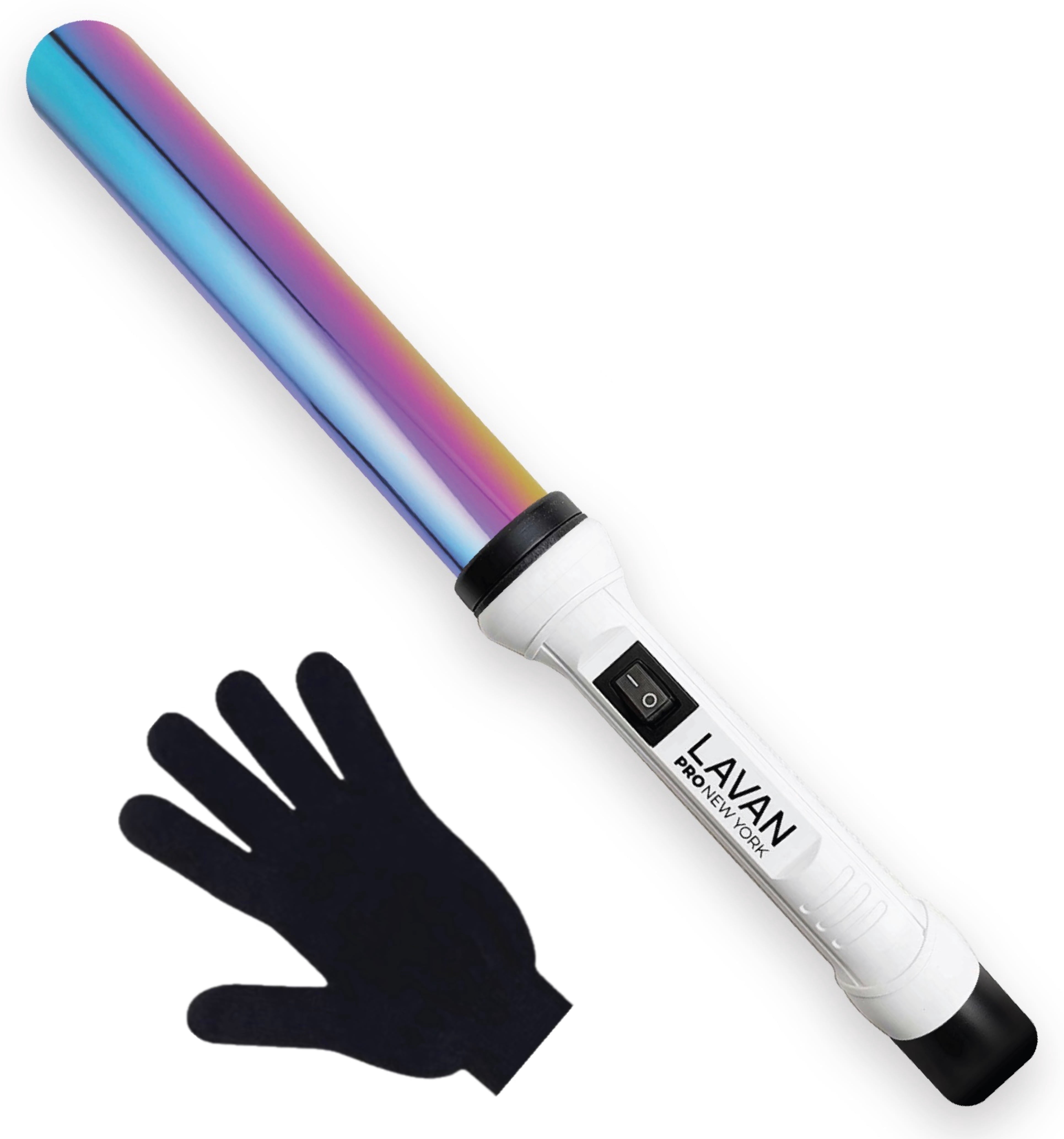 Curling Wand Ceramic Titanium with Glove | Titanium Curling Wand ...