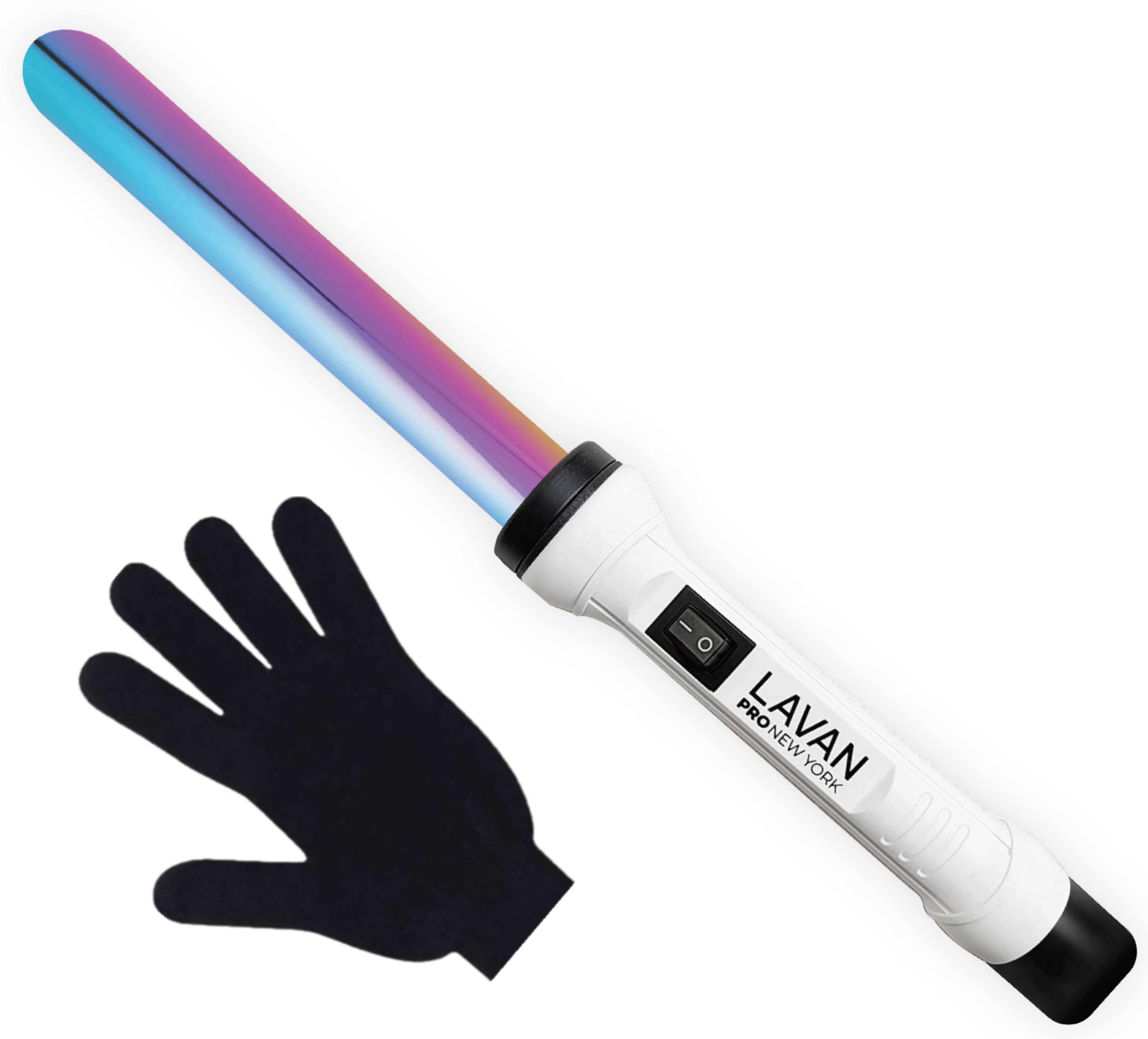 Curling Wand Ceramic Titanium with Glove | Titanium Curling Wand ...