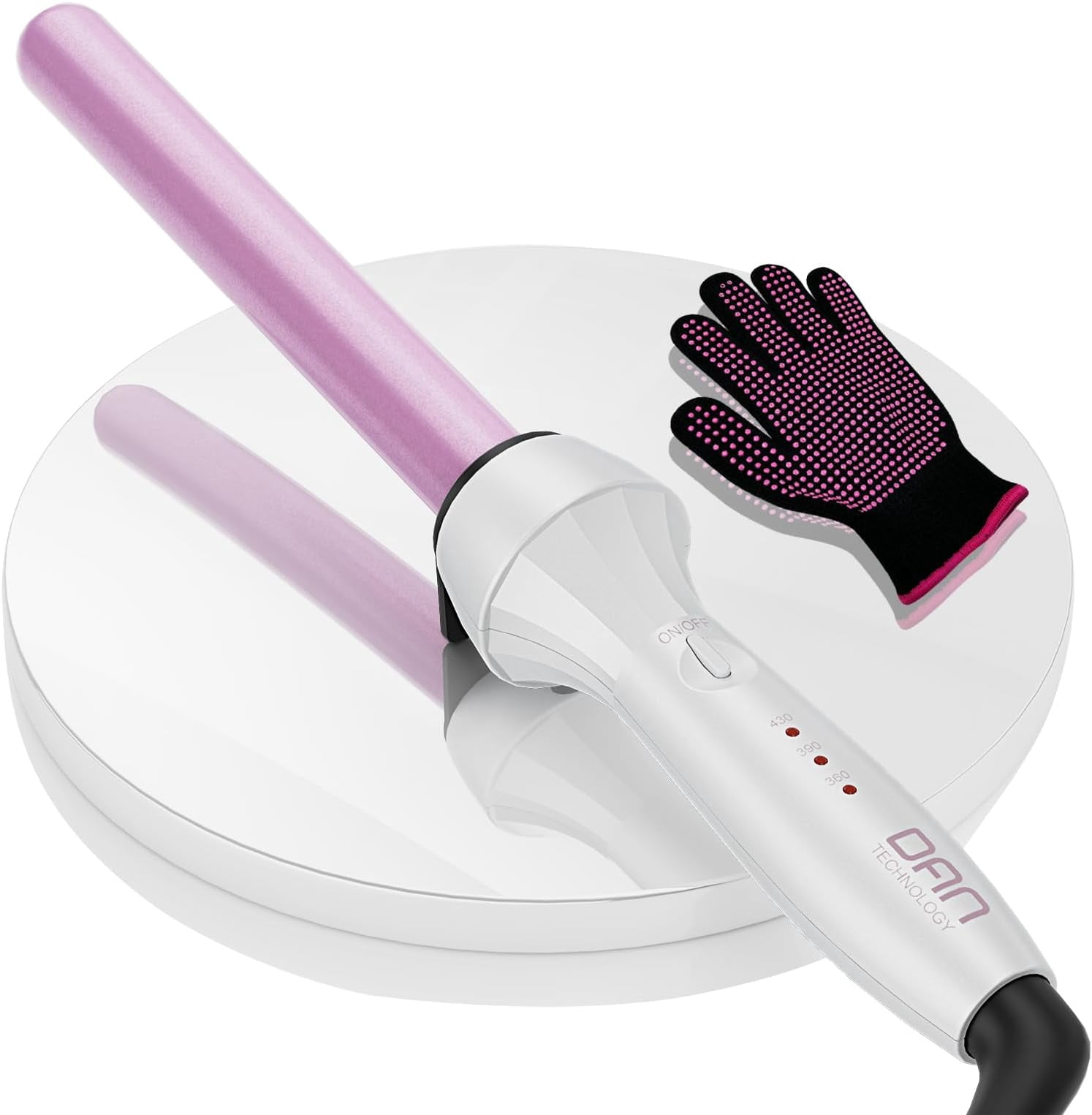 Curling Wand, Hair Wand Curling Iron, 3/4 inch, Temperature Adjustable ...