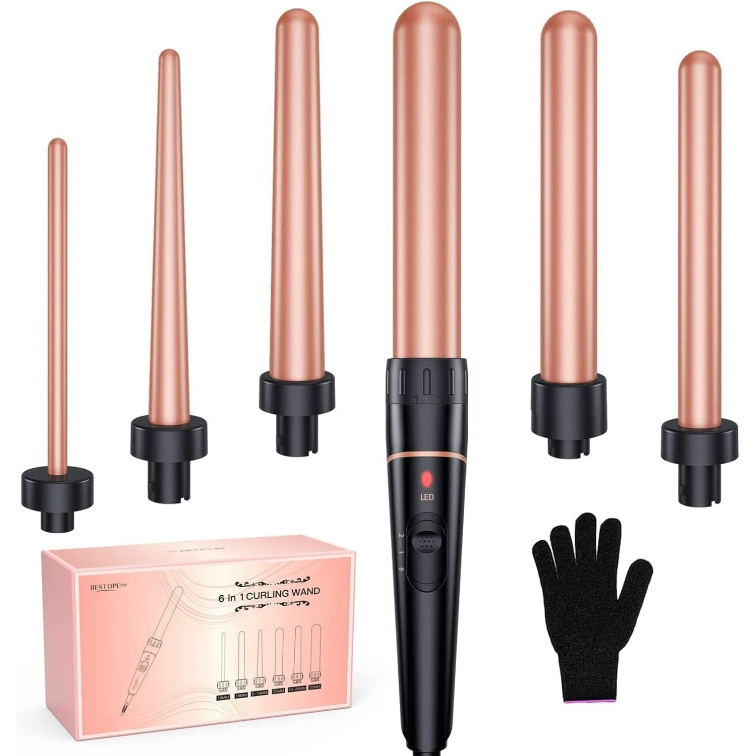Curling Wand Set 2 Pack - Walmart.com