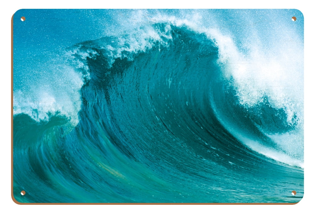 Curling Wave - Hawaiian Breaking Wave - Hawaii - From an Original Color ...