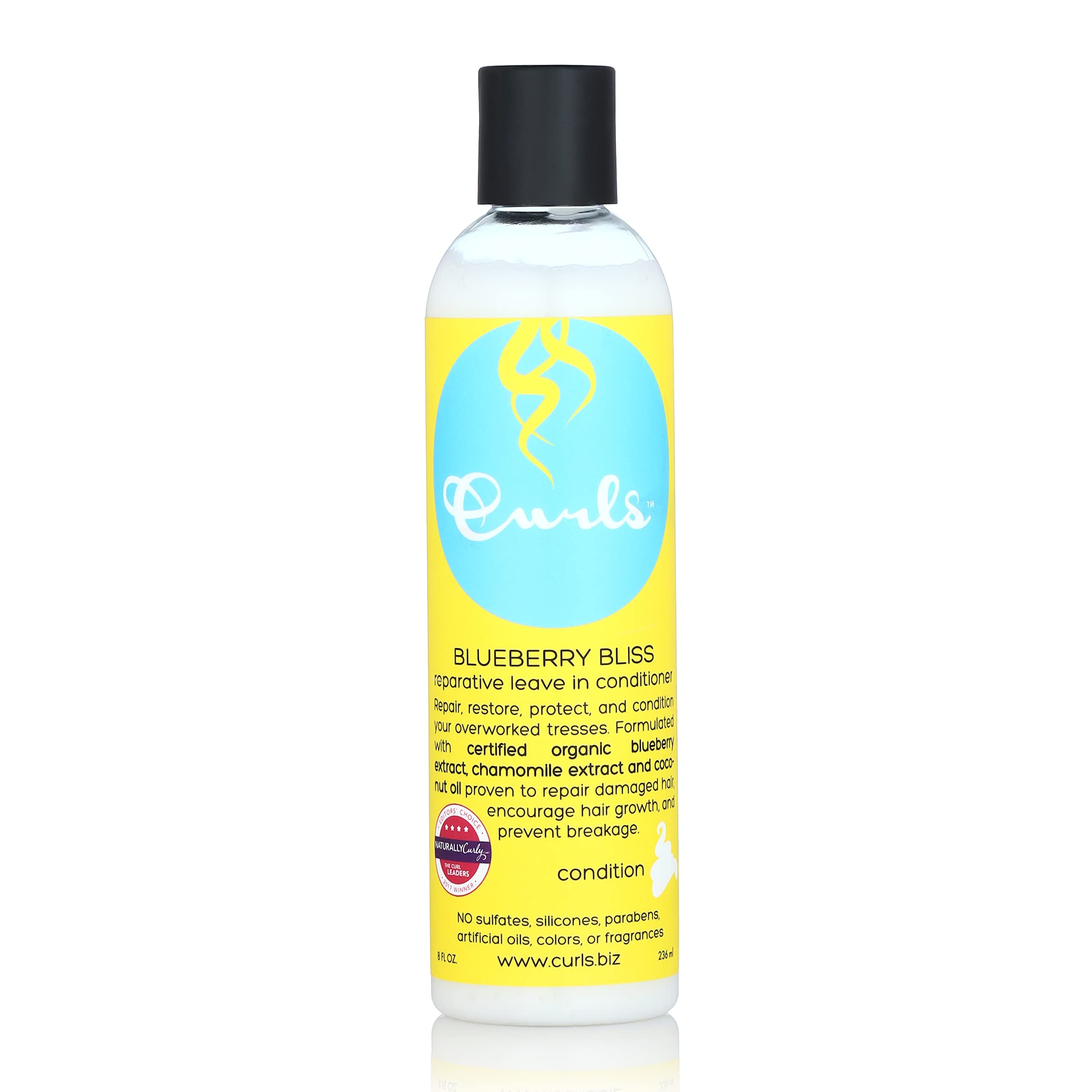 Curls Blueberry Bliss Reparative Leave In Conditioner - 8 oz, Helps ...