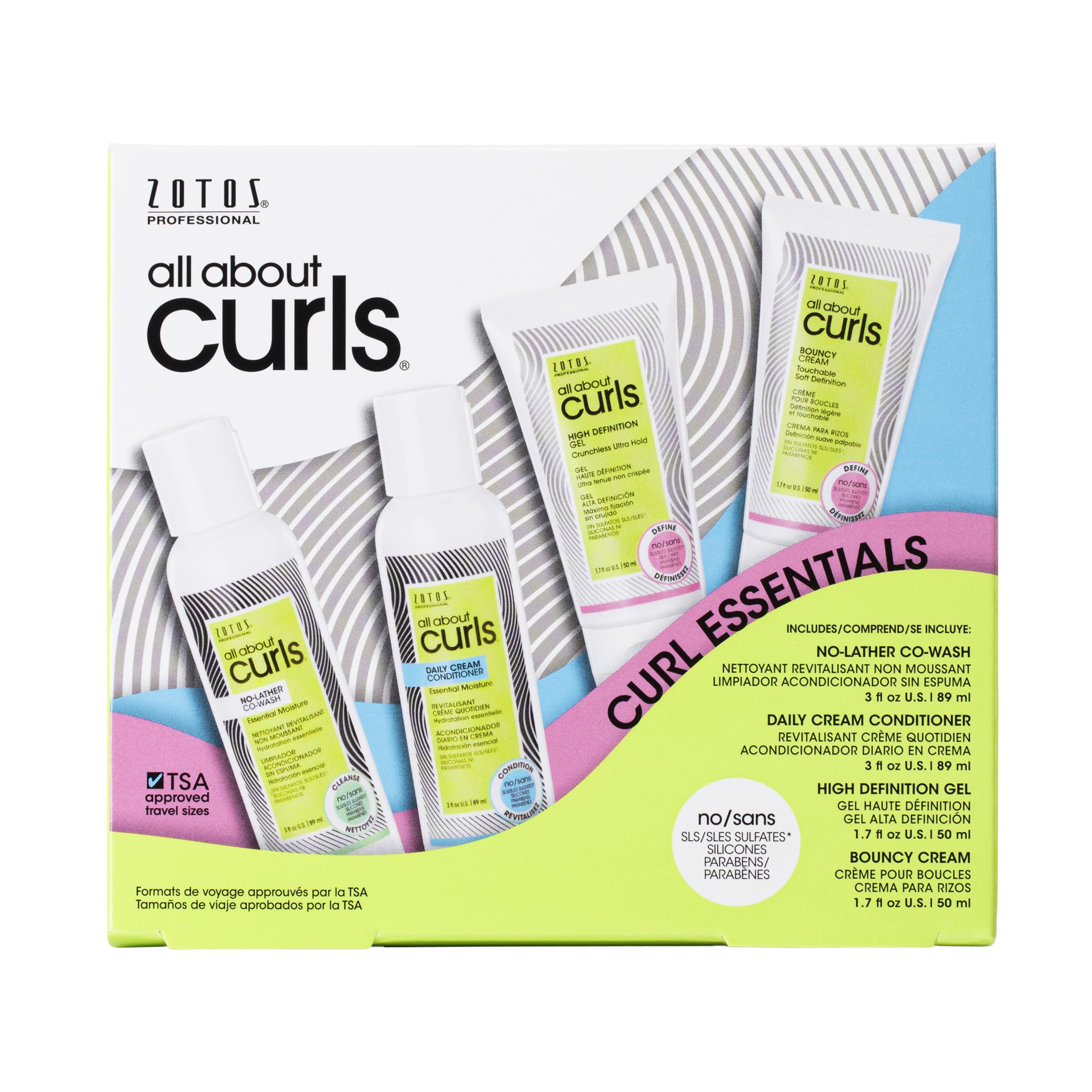 All About Curls Essential Moisture Starter Kit | 4-Piece Set | Curly ...