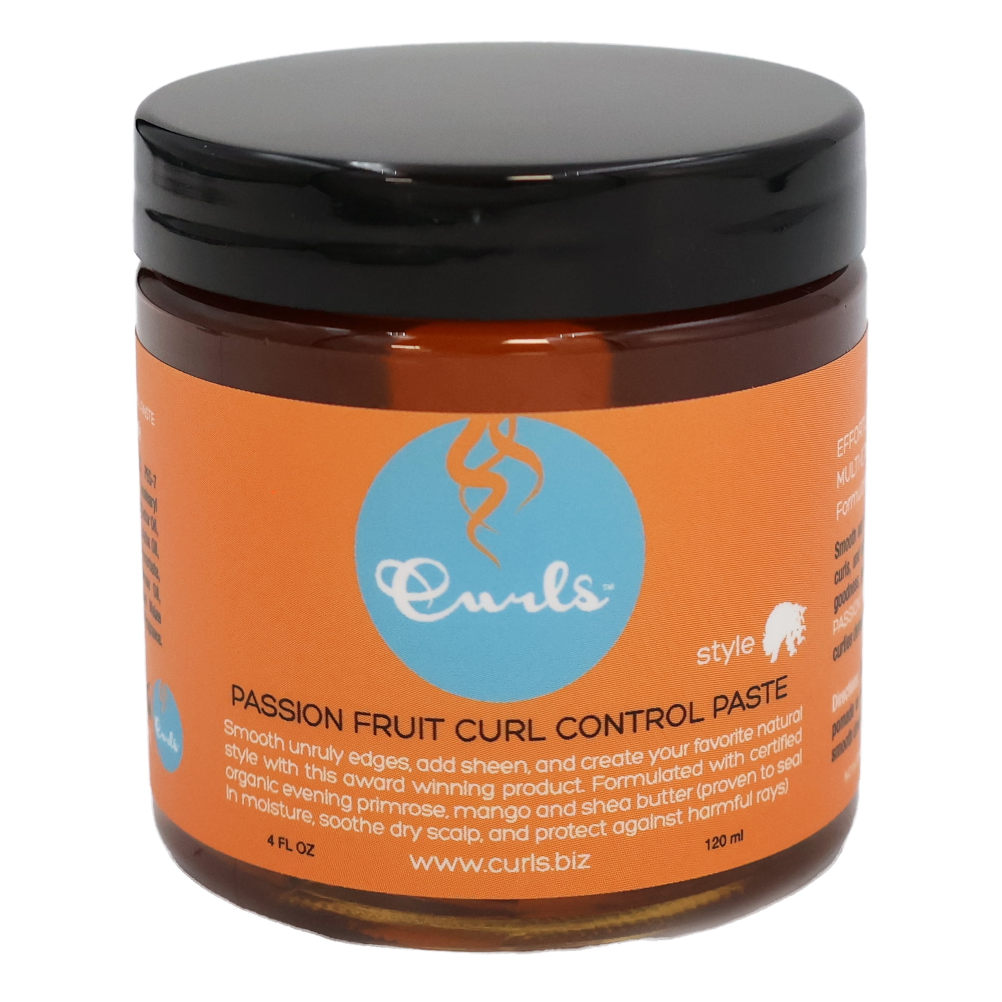 Curls Passion Fruit Curl Control Paste Pomade, 4 Oz., Pack of 3 ...