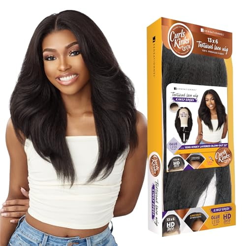Curls kinksandco kinkyedges wig - kinky layered blow out 22 inch 13x6 ...