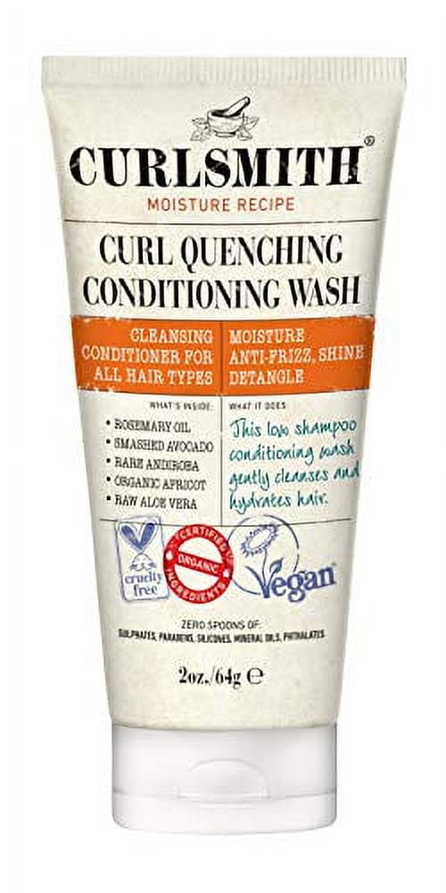 CURLSMITH - Clean Hair Shampoo Treatment, Curl Quenching Conditioning ...